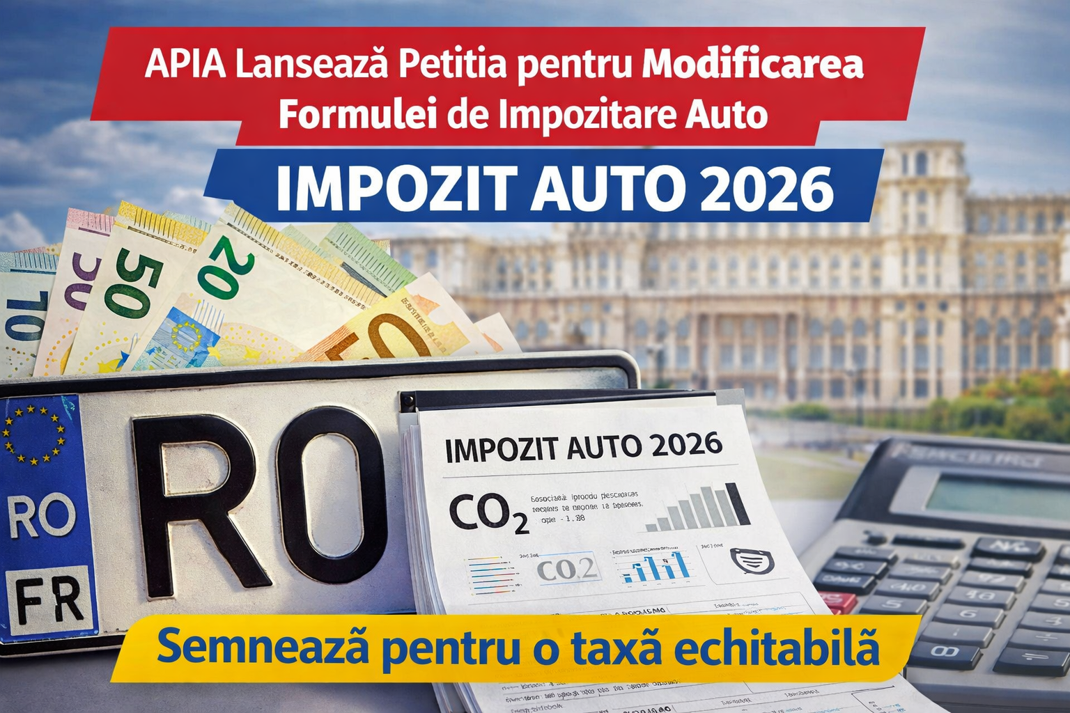 Impozit auto 2026: APIA cere modificarea formulei